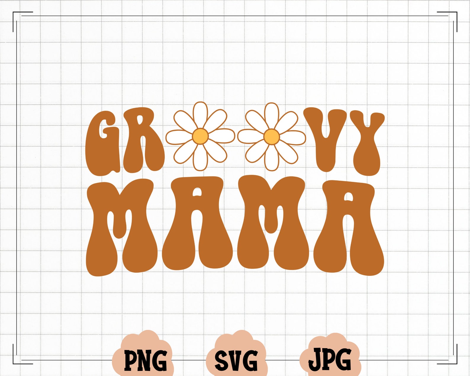 Groovy Mama Png, Groovy Mama Shirt, Matching Mommy and Me Shirt, Hippie ...