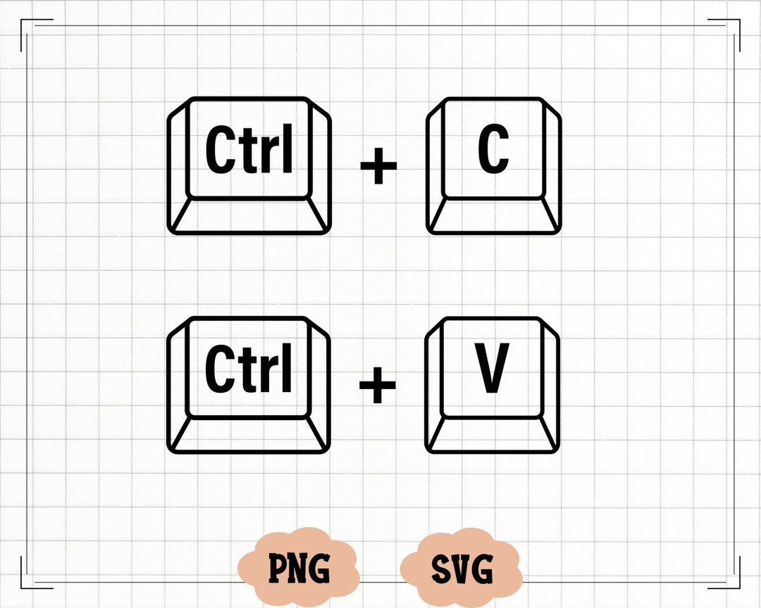 Ctrl+c Ctrl+v Shirt Svg, Dad and Kids Svg, Father and Son Svg, Daddy Daughter Svg, Father's Day ...