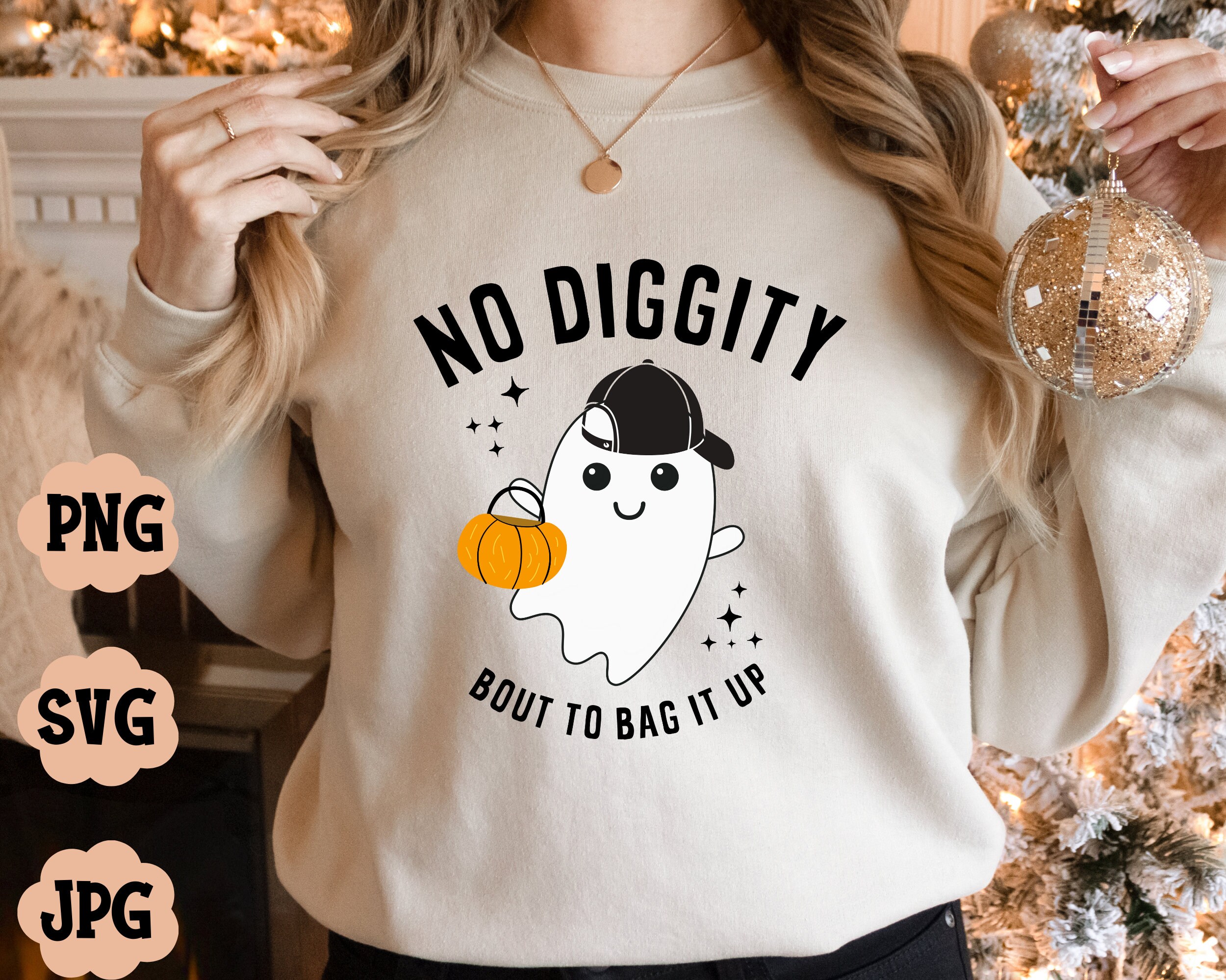 No Diggity Bout to Bag It up SVG Boy Ghost Svg Boy Halloween - Etsy