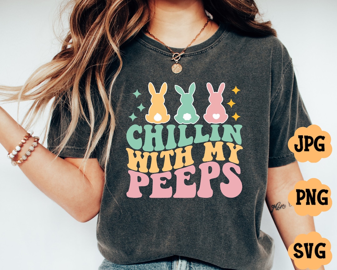 Easter Peeps Svg, Easter Bunny Svg, Peeps Layered Svg, Easter Bundle ...