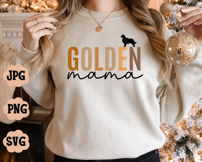 Golden Mama SVG, Golden Mama Png, Dog Mama Svg, Golden Doodle Mom Svg ...