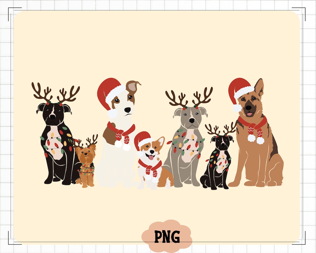 Christmas Dog Png, Dog Owner Christmas Gift, Dog Christmas Design ...