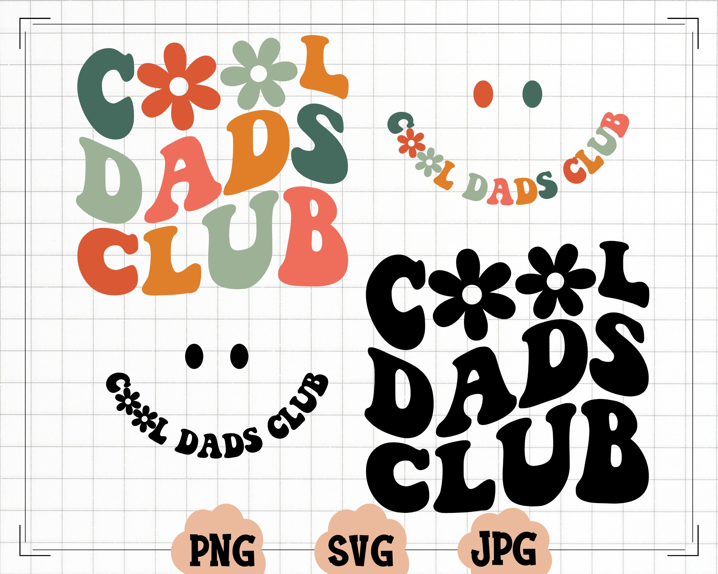 Cool Dads Club SVG, Cool Dads Club PNG, Dads Svg, Dads to Be Svg, Dads ...