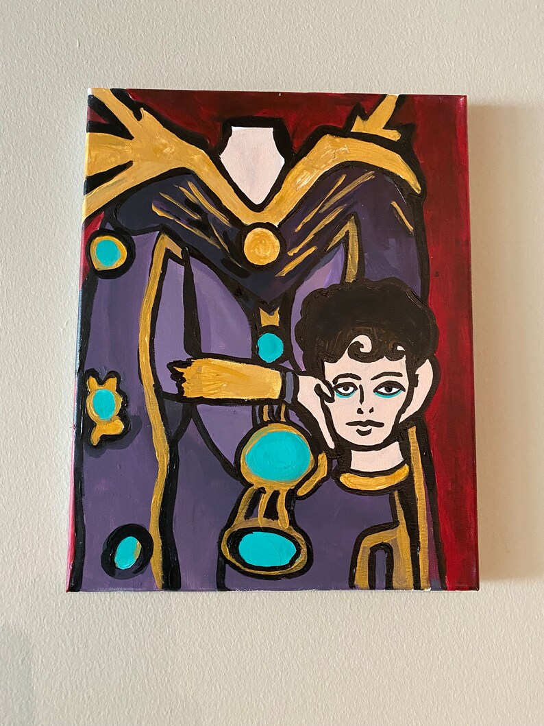 Princess Mombi Acrylic Painting return to Oz - Etsy