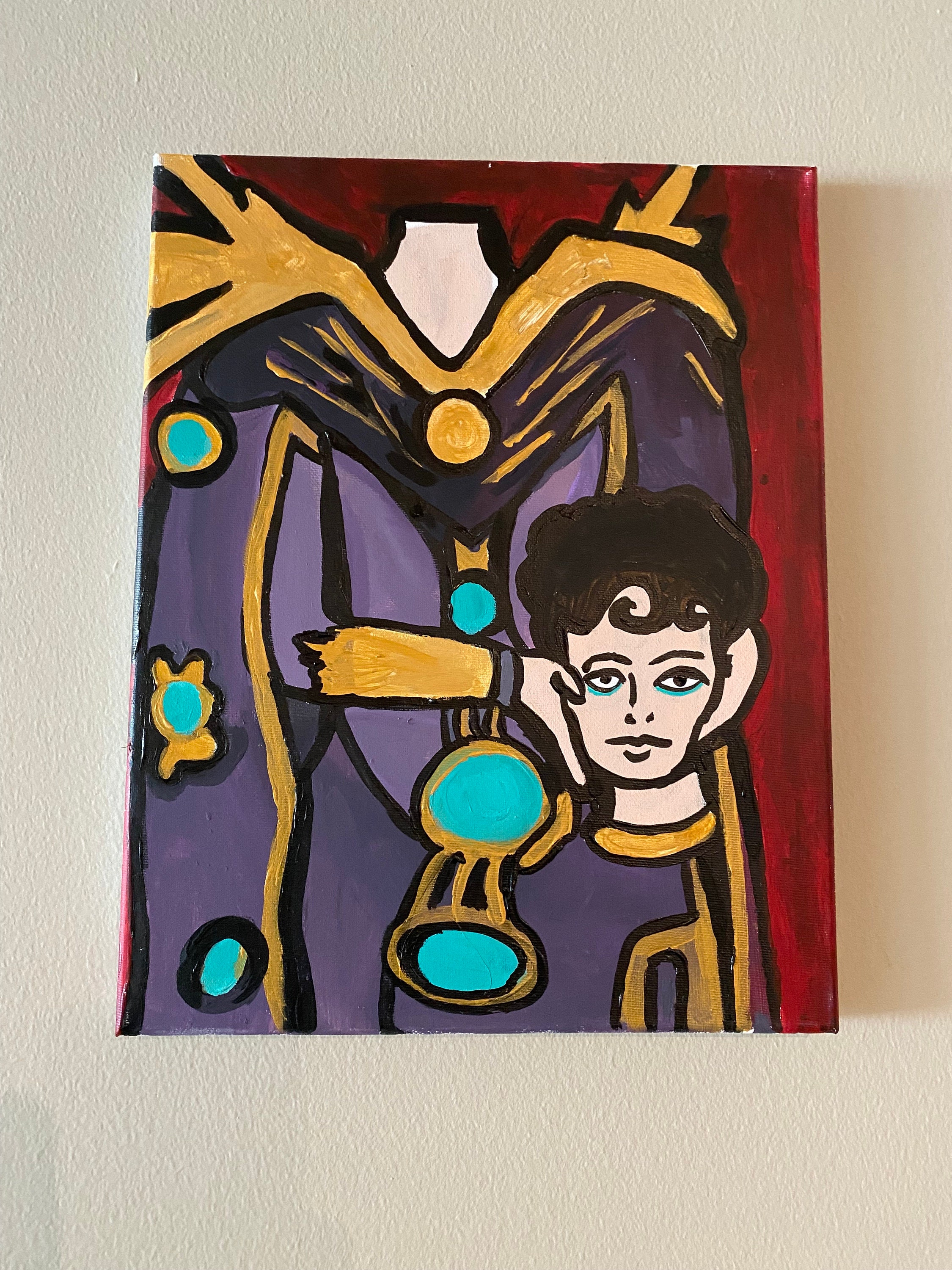 Princess Mombi Acrylic Painting return to Oz - Etsy