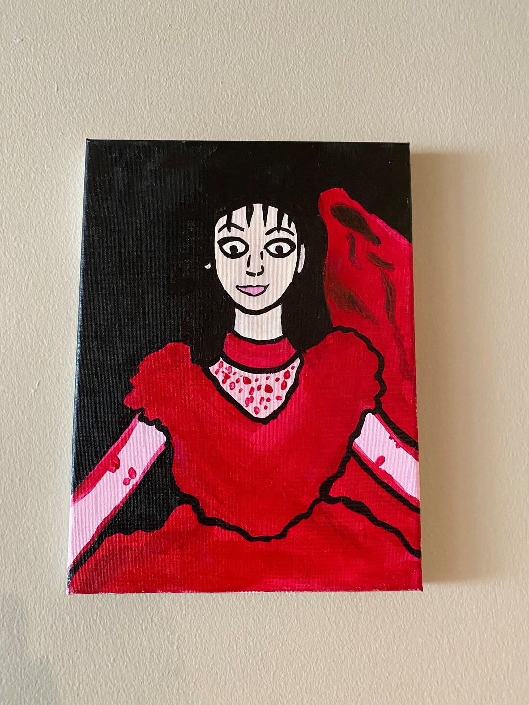 Beetlejuice lydia Painting - Etsy