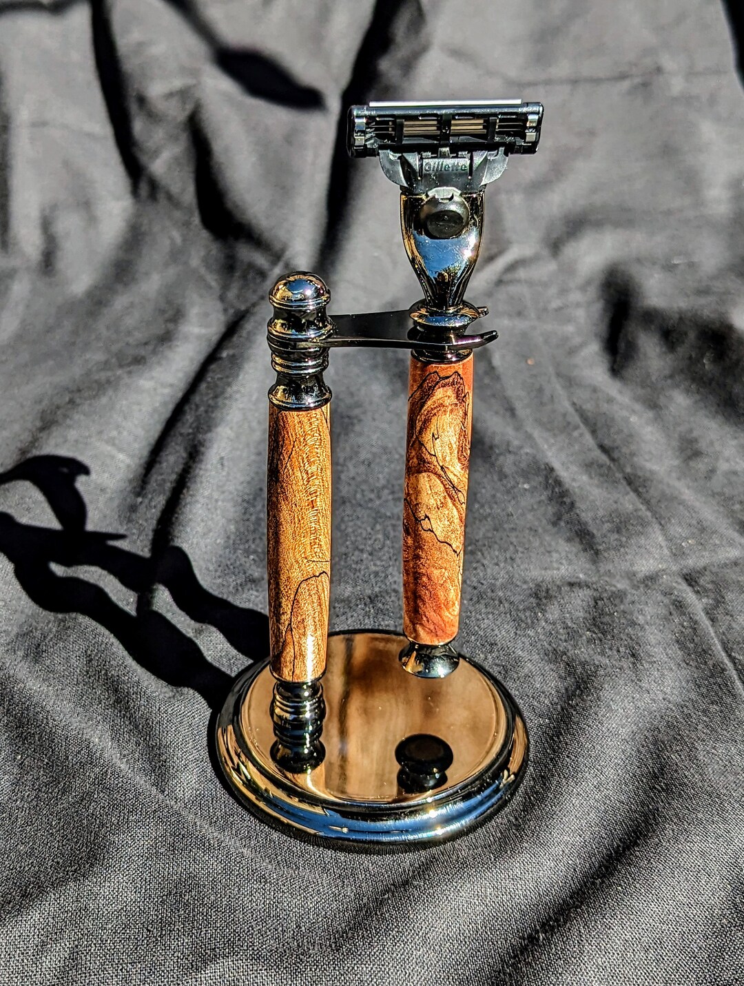 Spalted Maple Shaving Set - Etsy