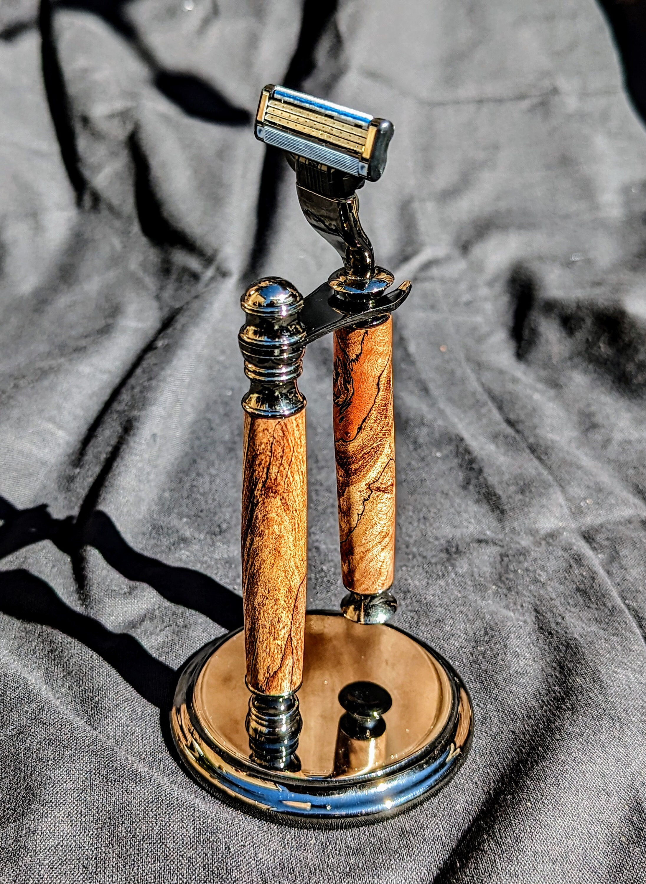 Spalted Maple Shaving Set - Etsy