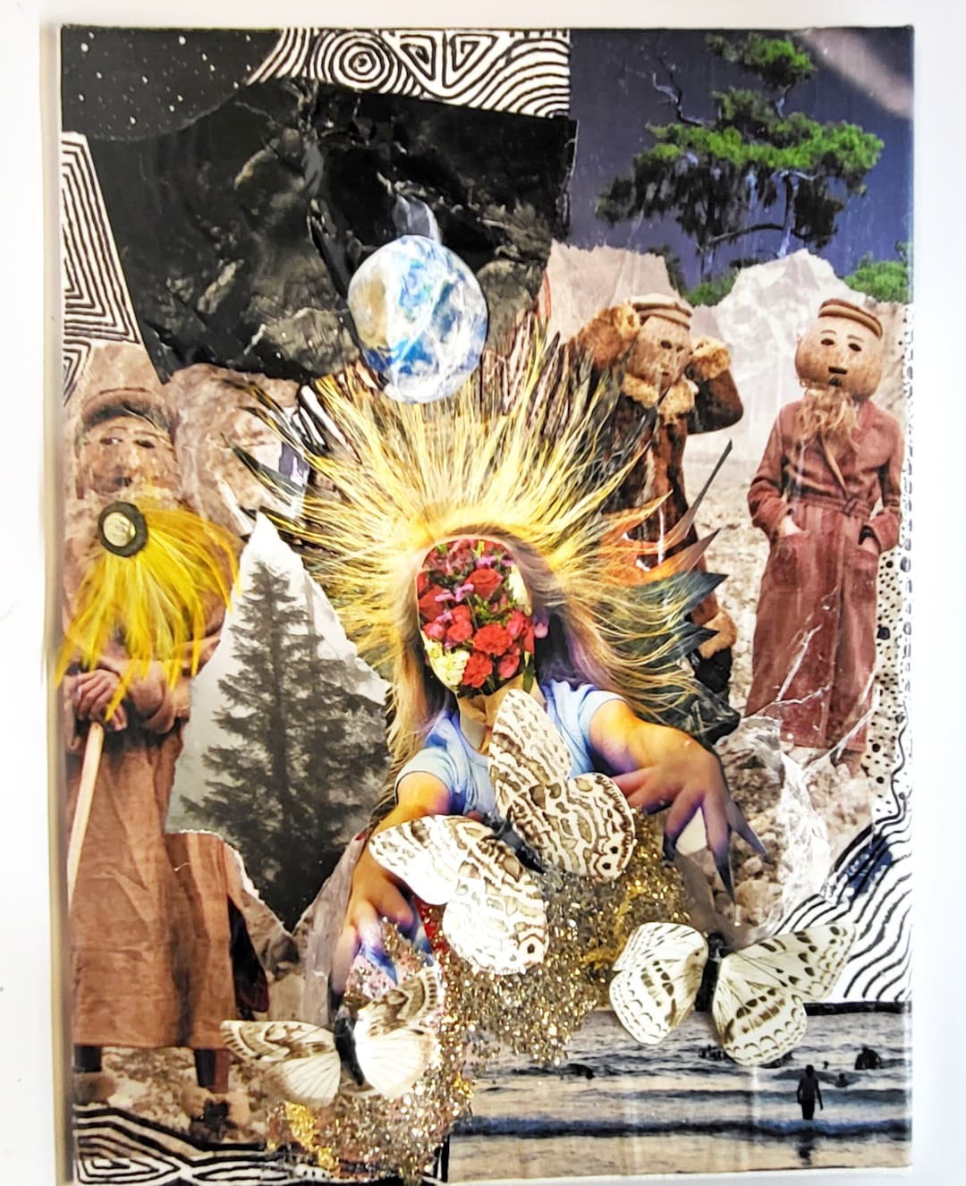 Mother Nature Wall Collage. Eclectic. One of a Kind - Etsy