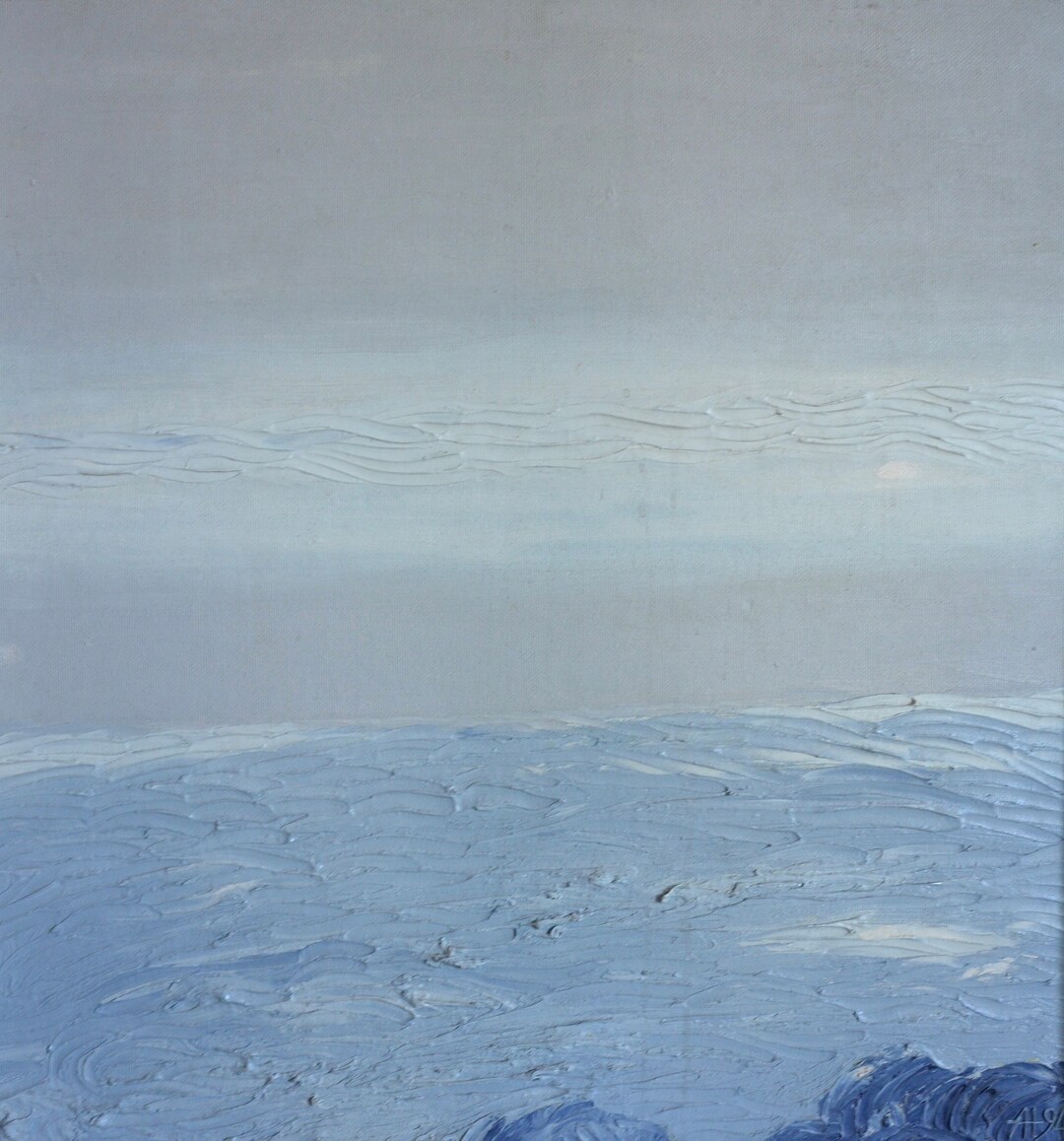 Haze Over the Black Sea. Original Oil Painting by a Renown Artist ...