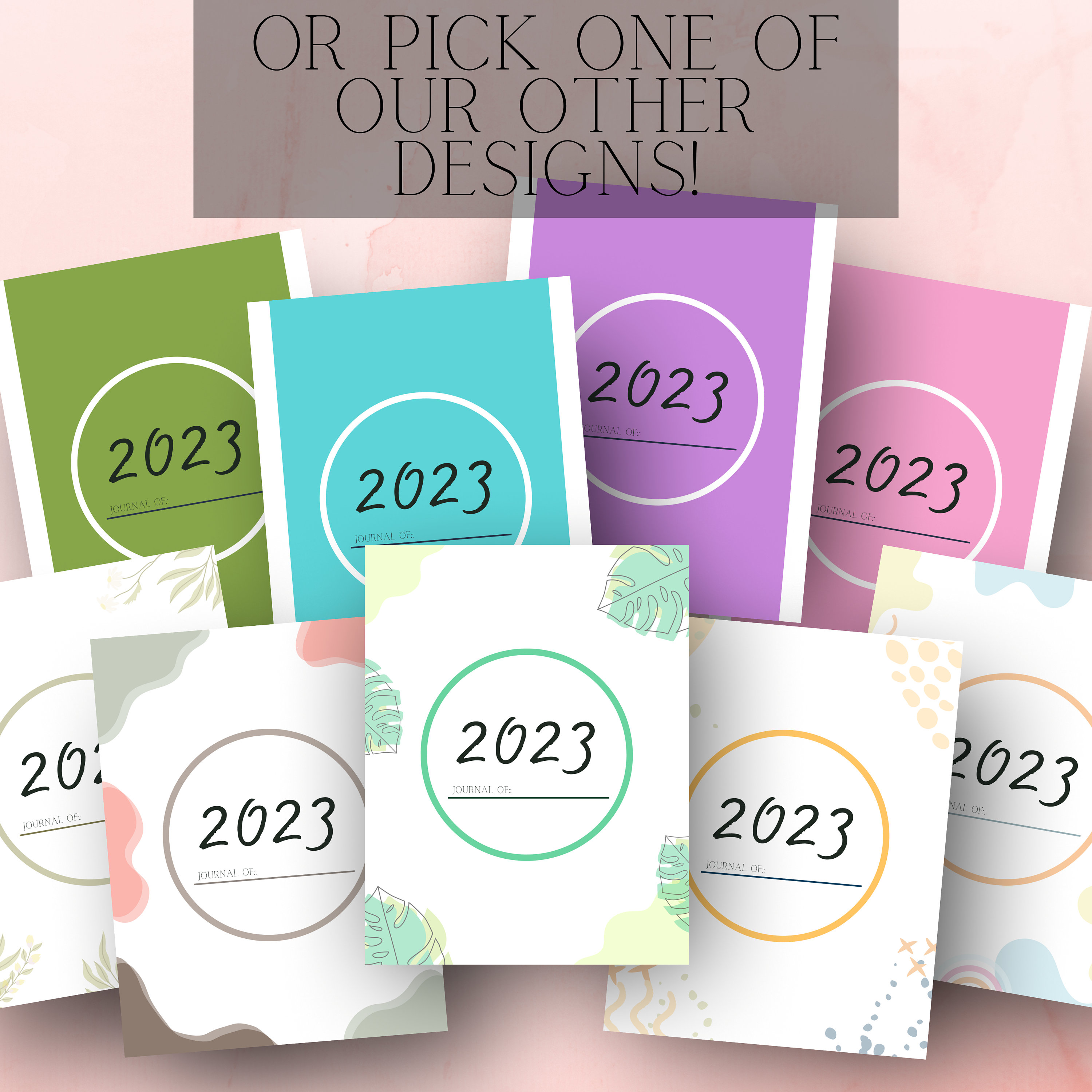 Printable 2023 Bullet Journal Bundle Digital Download Weekly/monthly ...