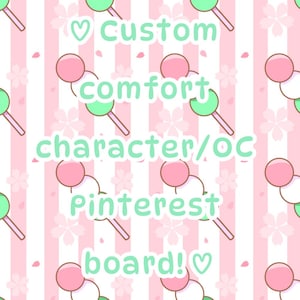 Comfort Character/oc Pinterest Boards! - Etsy