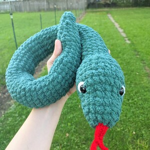 Crochet Green Snake - Etsy