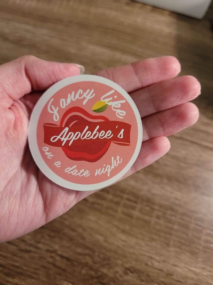 Fancy Like Applebee's Die-cut Sticker - Etsy