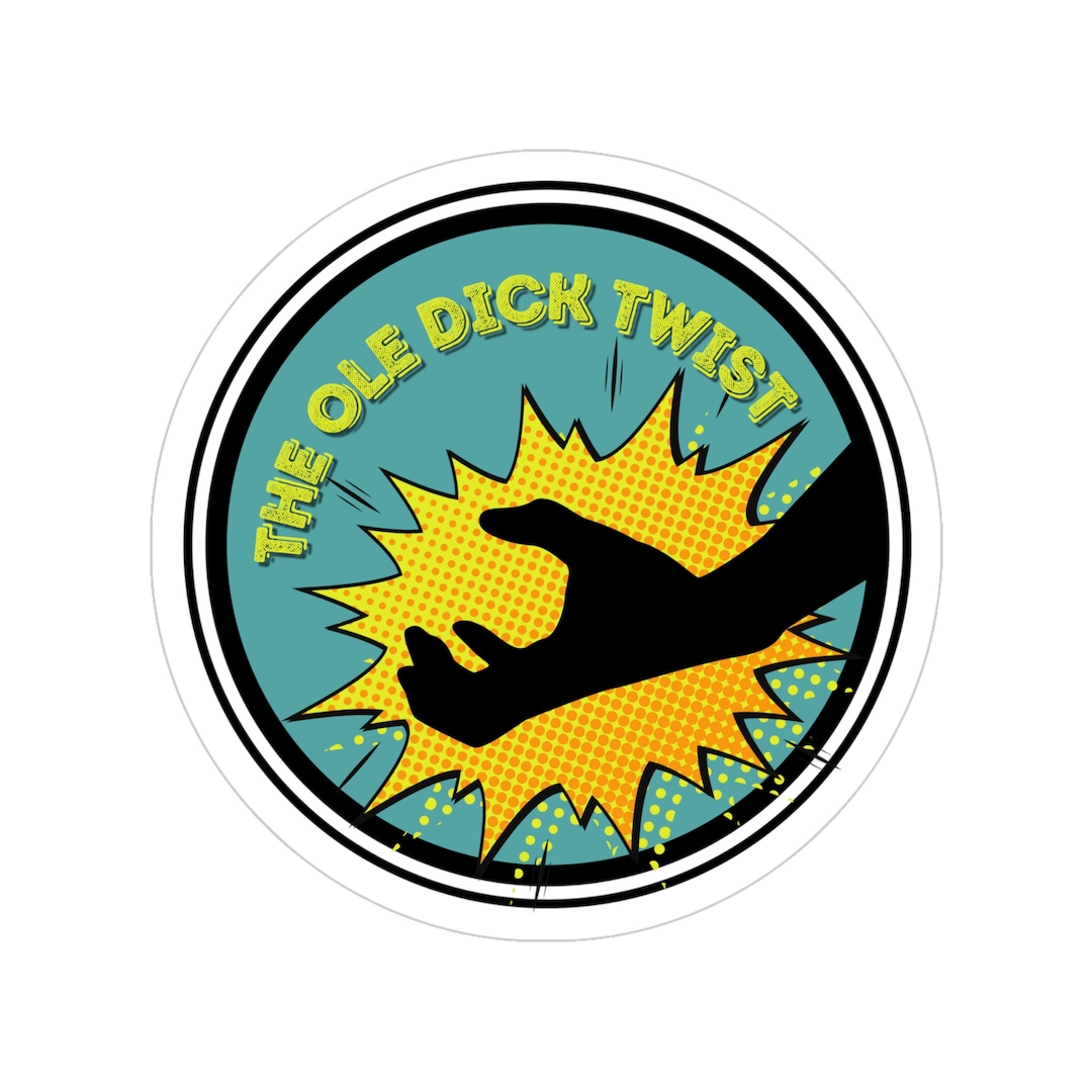 The Ole Dick Twist Transparent Outdoor Sticker/ Car Sticker - Etsy