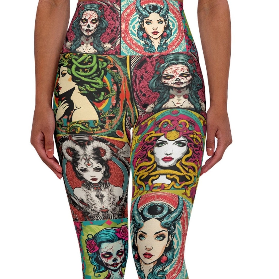 Supernatural Goddesses High Waisted Yoga Leggings AOP - Etsy