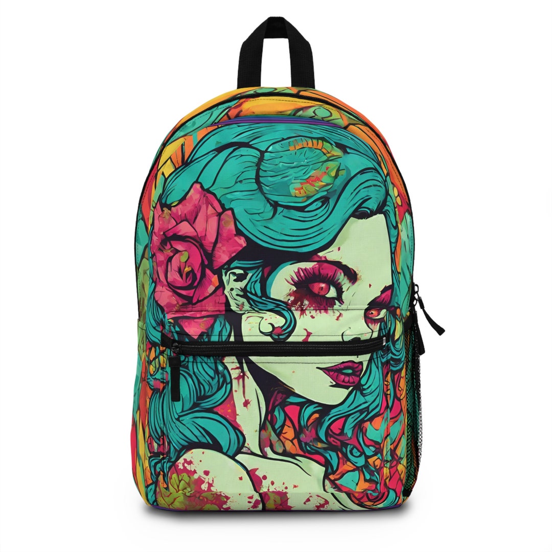 Monster Zombie Undead Colorful Kids Backpack - Etsy