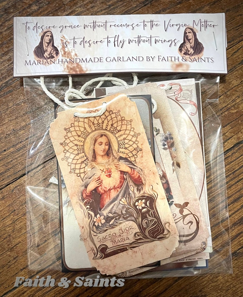 Handmade Marian Garland French Vintage Style - Etsy