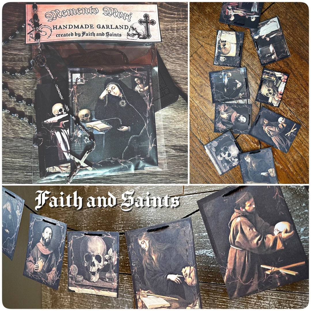 Memento Mori Handmade Religious Garland - Etsy