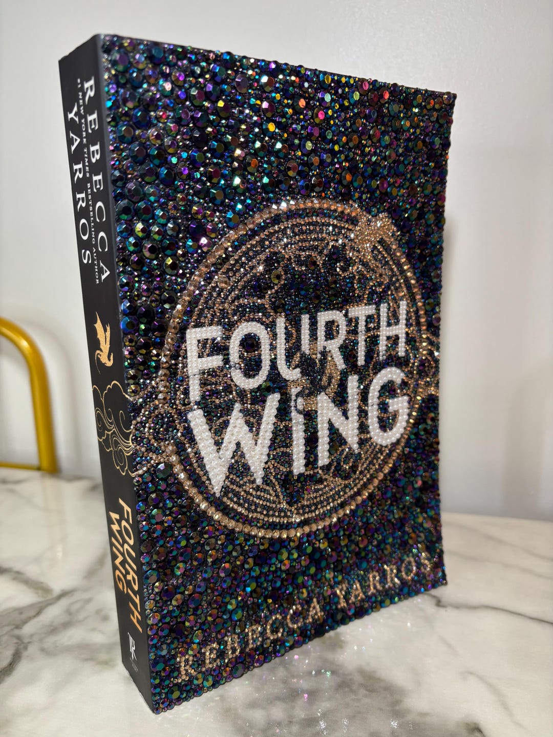 Bedazzled Fourth Wing Book Glitter Sparkling Book - Etsy