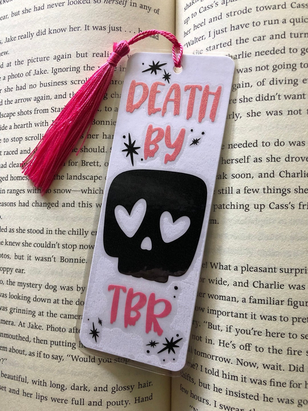 Death by TBR to Be Read RIP Laminated Vinyl Bookmark - Etsy