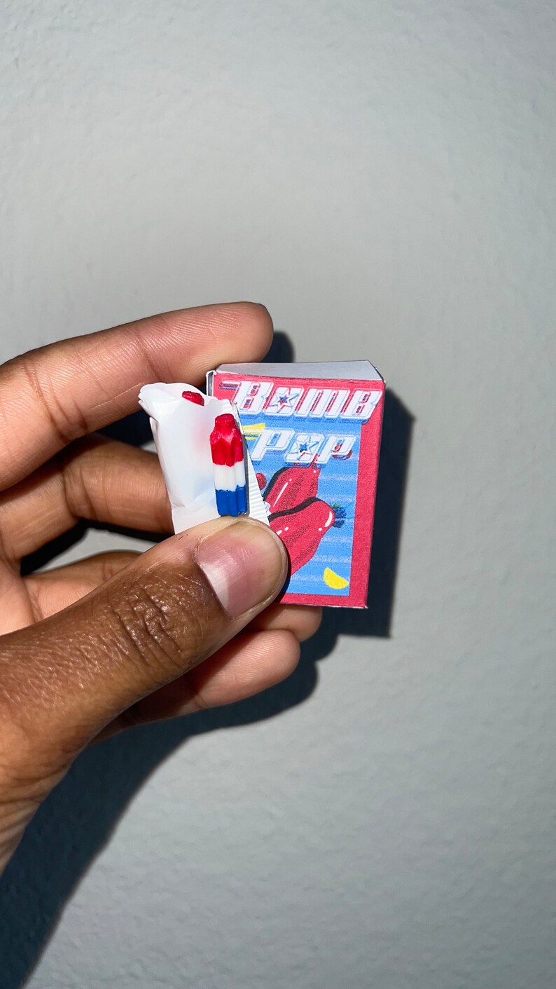 Miniature Bomb Pops 4th of July Ice Pops Popsicles 90s Nostalgia Ice ...
