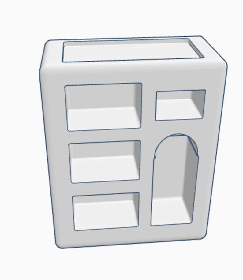 MINIATURE PLASTER SHELF Stl File for Dollhouse Barbie Dreamhouse ...