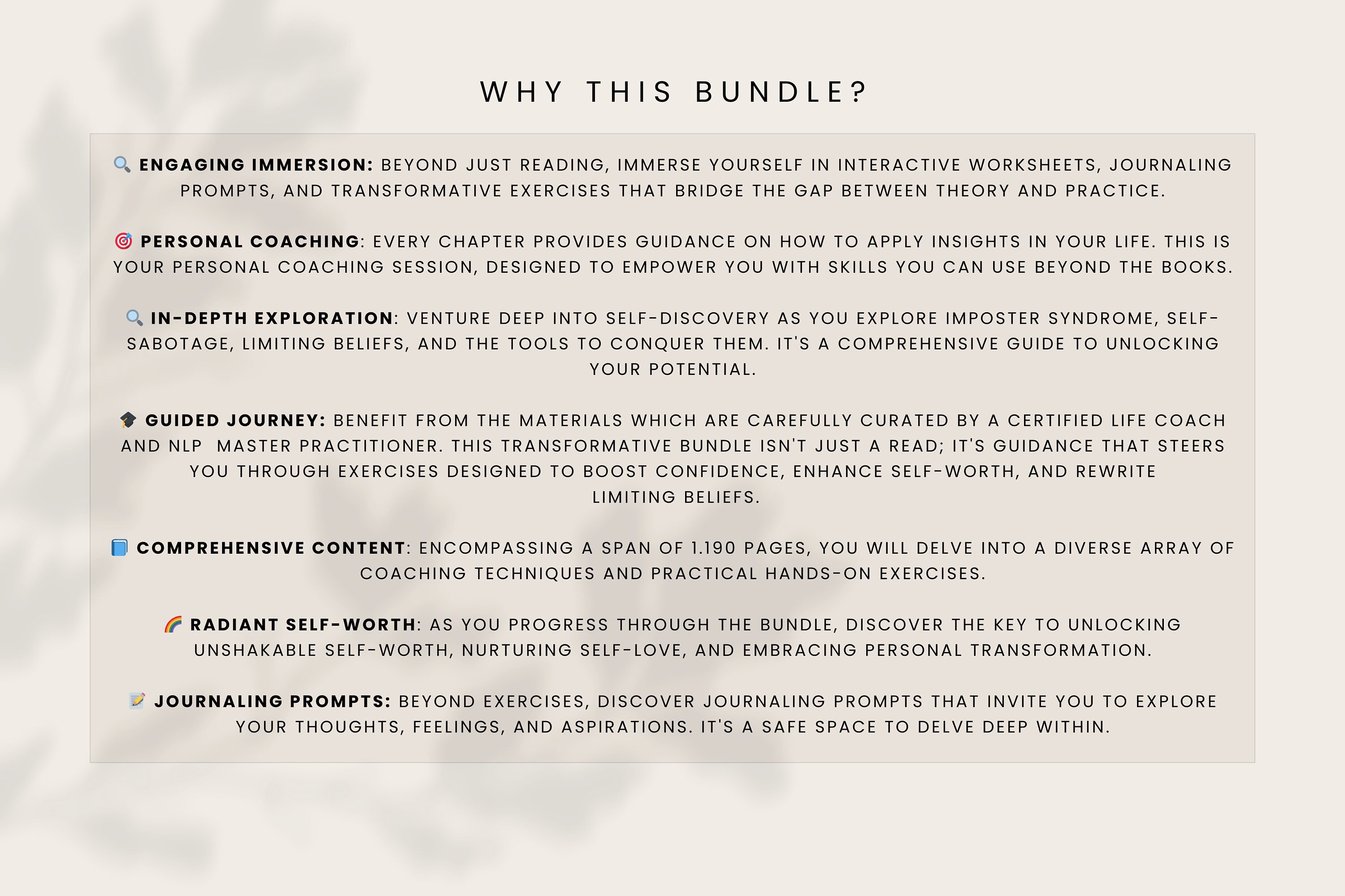 SELF-WORTH Canva Coaching Bundle, Growth Mindset, Imposter Syndrome ...