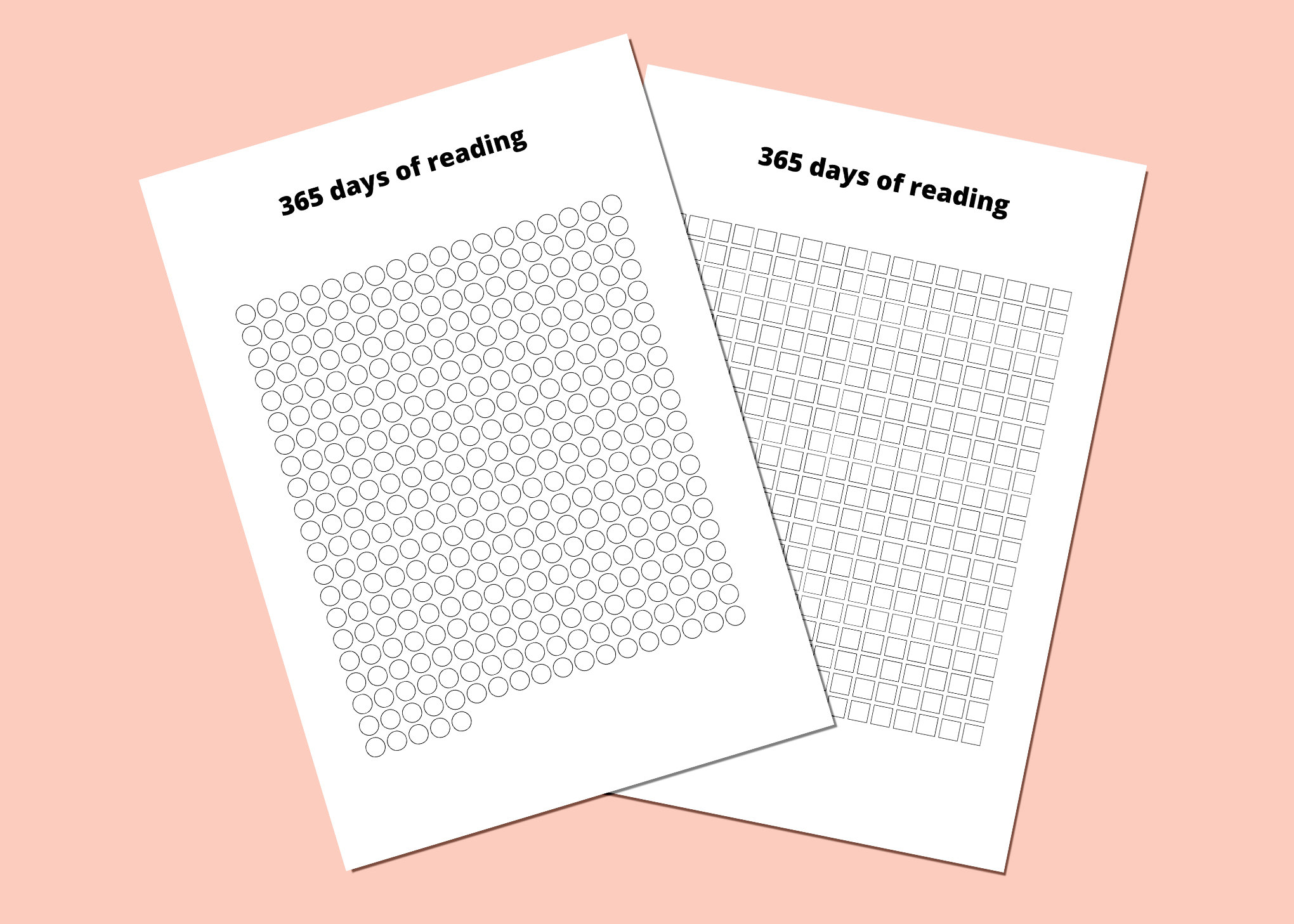 A4 Printable Reading Tracker, Daily Reading, 365 Days Reading Tracker ...