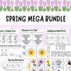 Spring Mega Bundle, Math Worksheets, Preschool Worksheets, Kindergarten ...