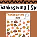 Thanksgiving I Spy Game, Thanksgiving Game, Printable Childs I Spy Game ...
