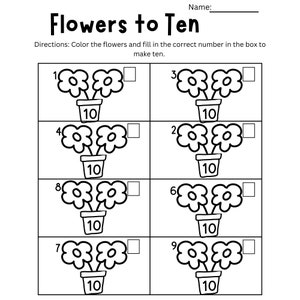 Spring Mega Bundle, Math Worksheets, Preschool Worksheets, Kindergarten ...