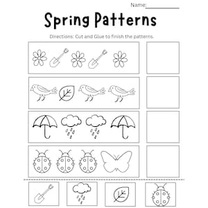 Spring Mega Bundle, Math Worksheets, Preschool Worksheets, Kindergarten ...