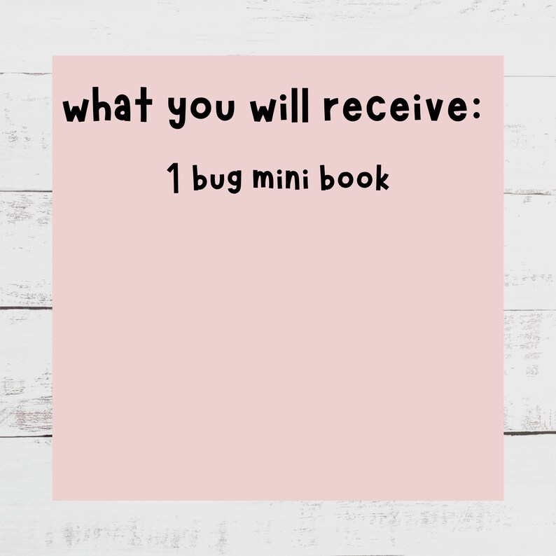 Spring Emergent Reader Bug Book Digital Download for Kids Activities - Etsy