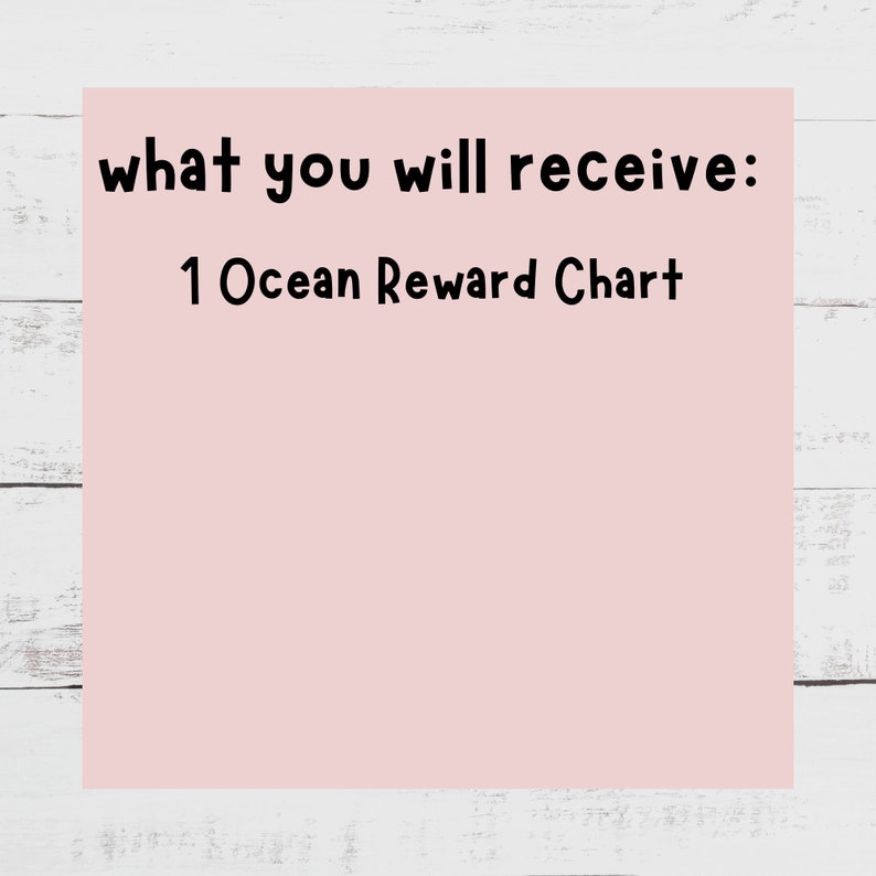 Ocean-themed Behavior Tracking Chart for Kids - Printable Reward System ...