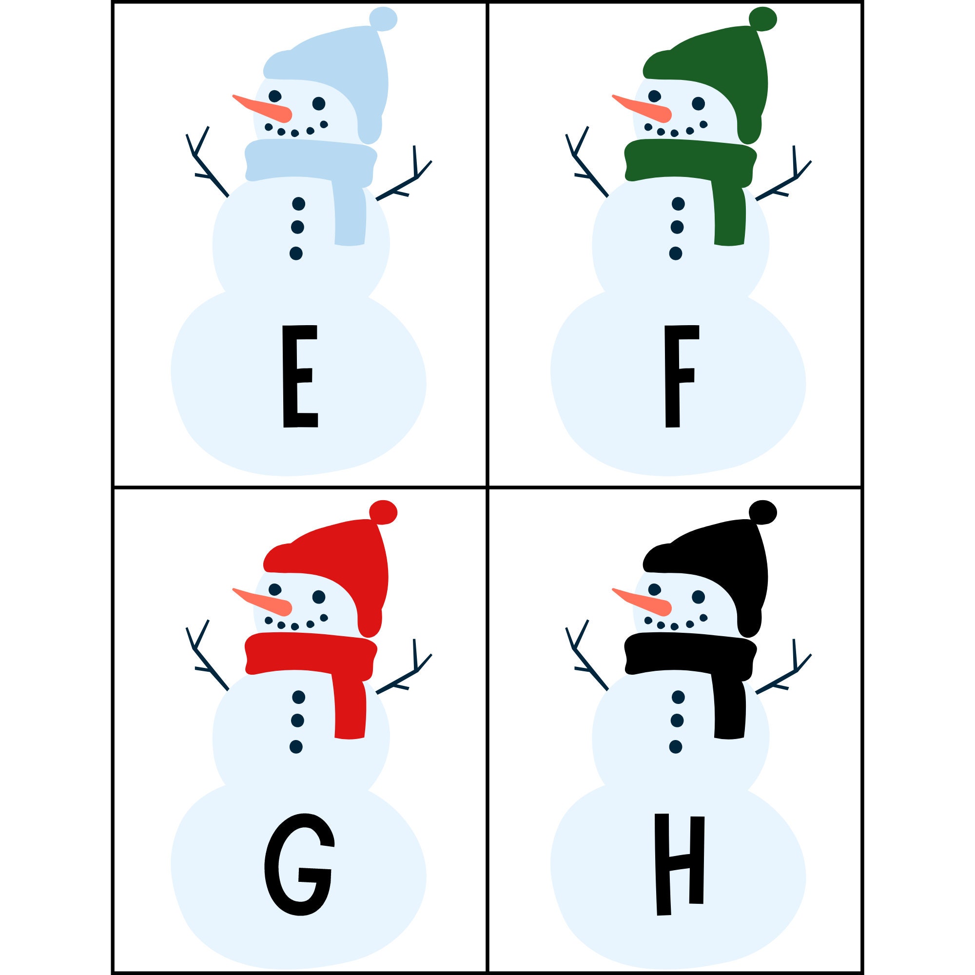 Preschool Winter Digital Scavenger Hunt Activity Printable - Etsy