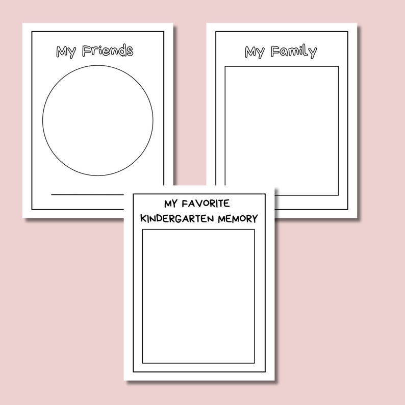 Kindergarten Memory Book: Personalized School Keepsake for Graduation ...