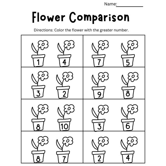 Printable Preschool Math Worksheets