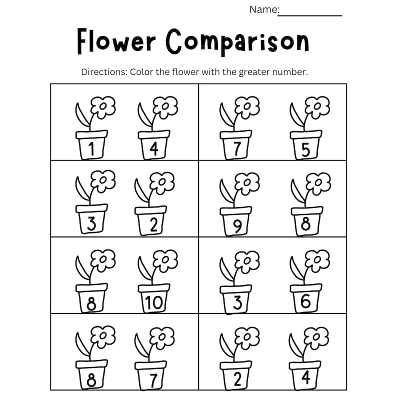 Spring Mega Bundle, Math Worksheets, Preschool Worksheets, Kindergarten ...