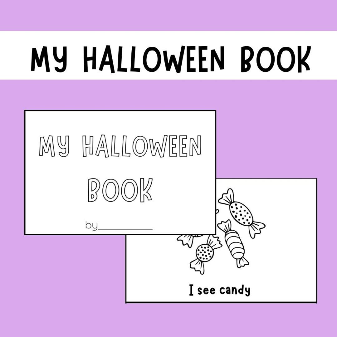 Halloween Emergent Reader: Printable Mini Book (PDF) - Etsy