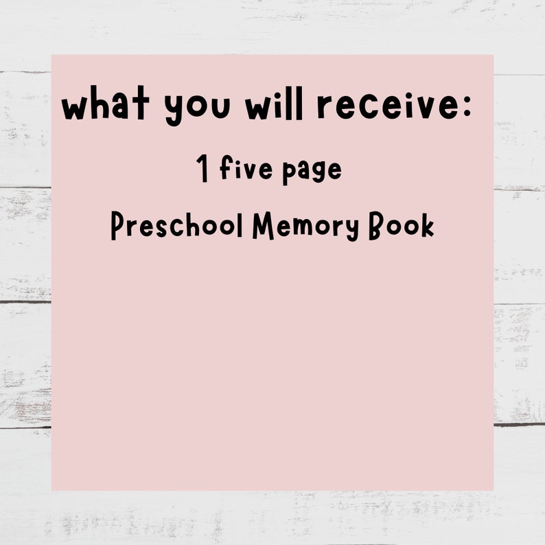 Customizable Preschool Graduation Memory Book: Capture Milestones ...