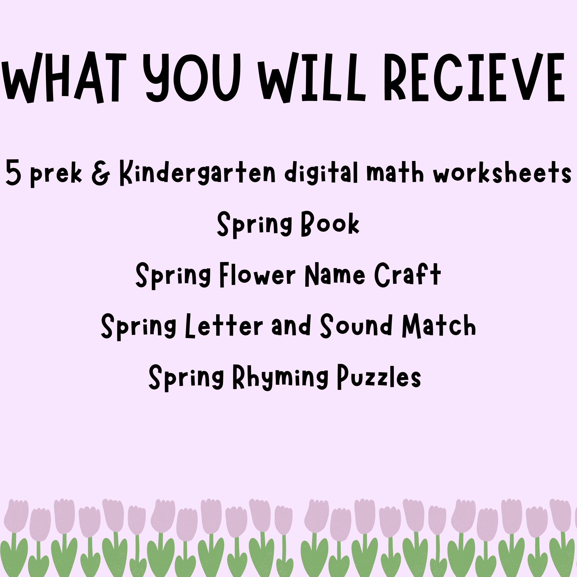 Spring Mega Bundle, Math Worksheets, Preschool Worksheets, Kindergarten ...
