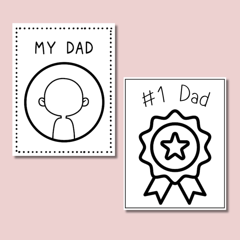 Father's Day Questionnaire Card: Kids Activity, Printable Keepsake ...