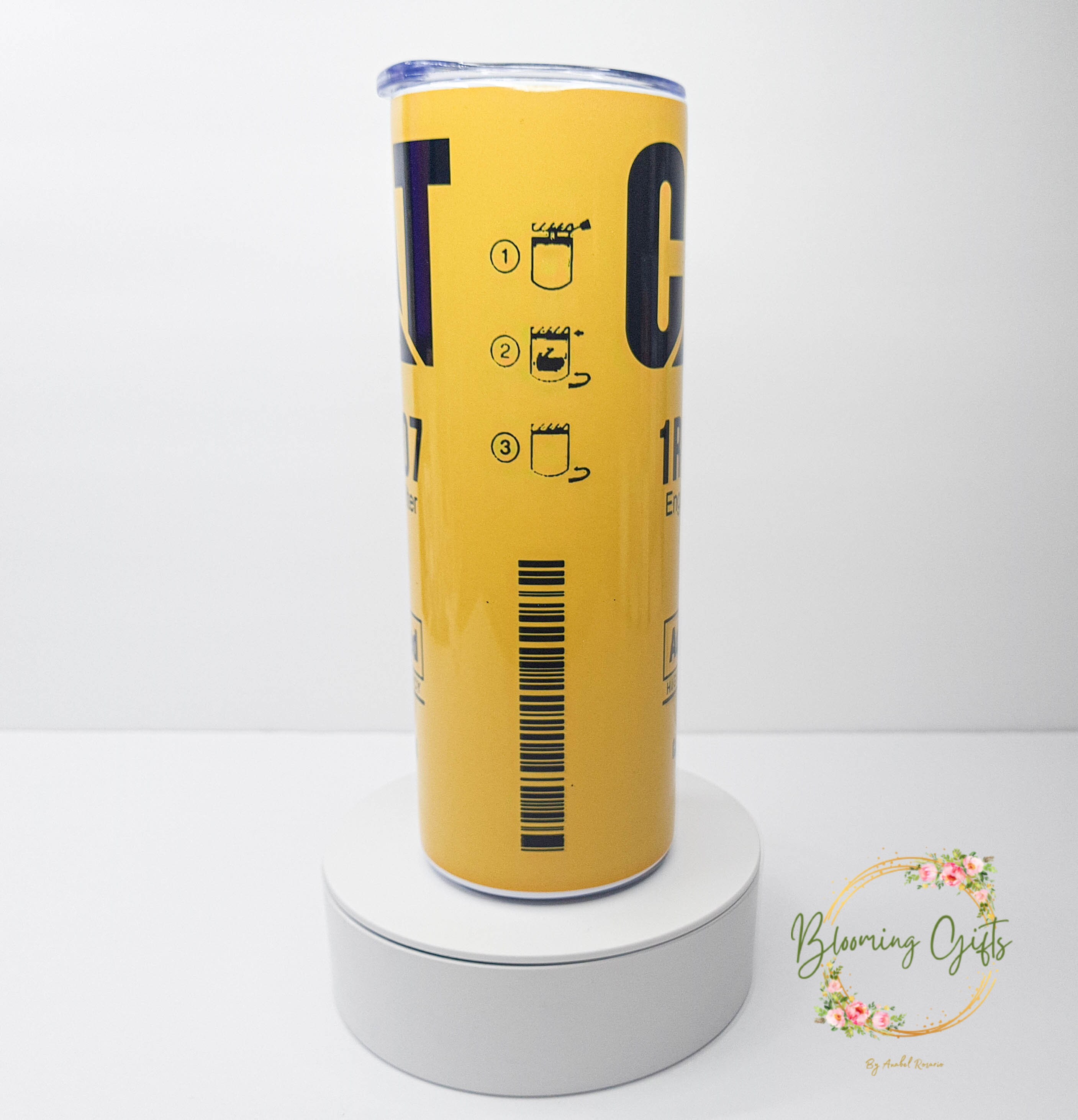 CAT Yellow Engine Oil Filter Tumbler 20oz. Stainless Steel, Hot and ...