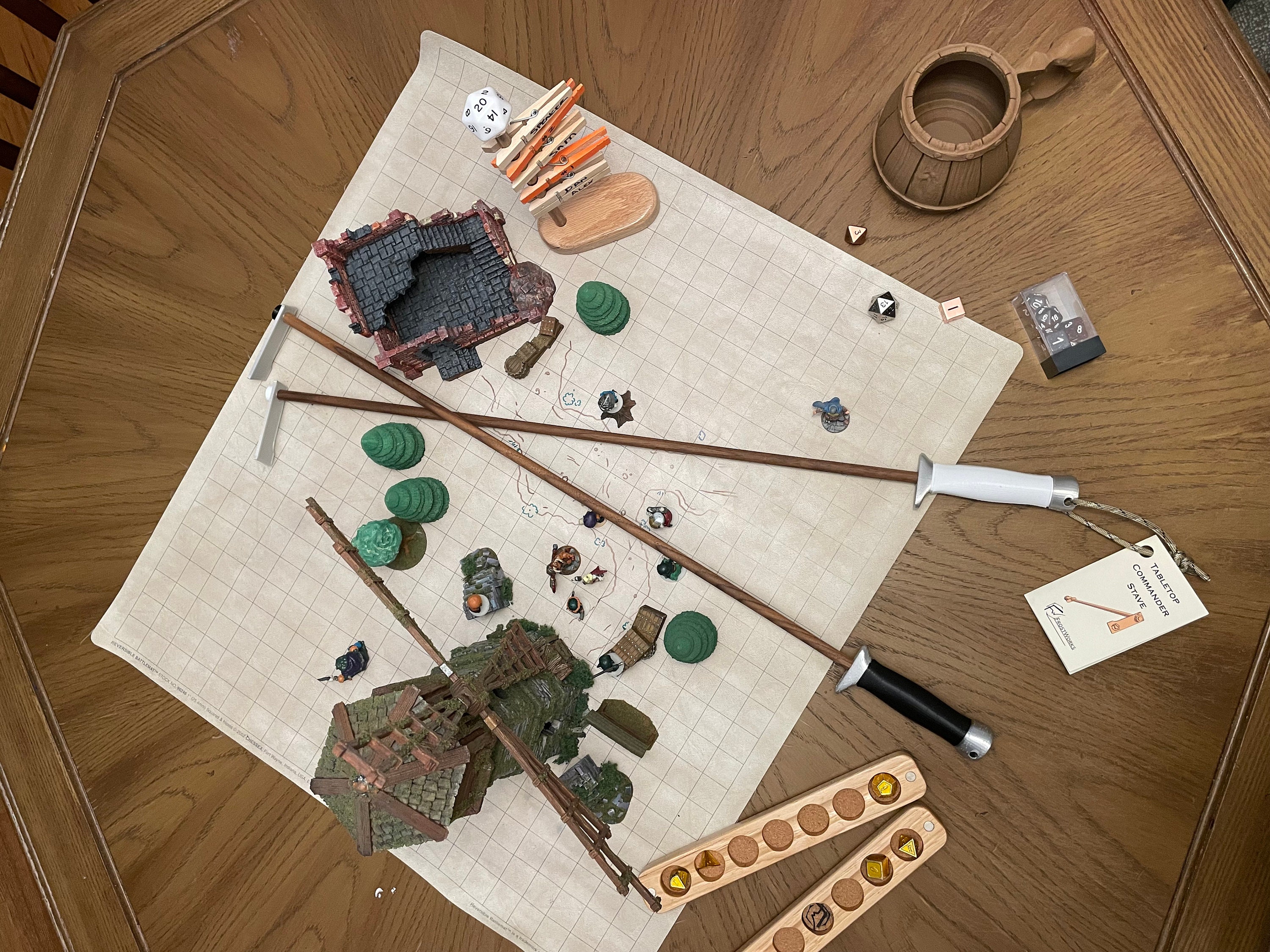 Tabletop Commander Stave / Plotter for RPG and Wargaming - Etsy