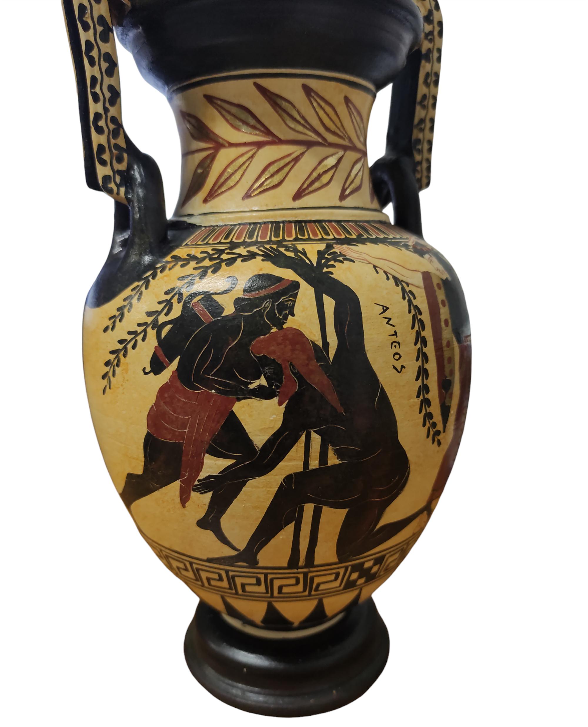 Ancient Greek Pottery Greek Mythology Ancient Greek Hero Herakles ...