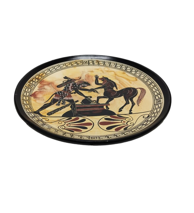 Ancient Greek Hero Hercules and Centaur Pholos, Greek Mythology ...