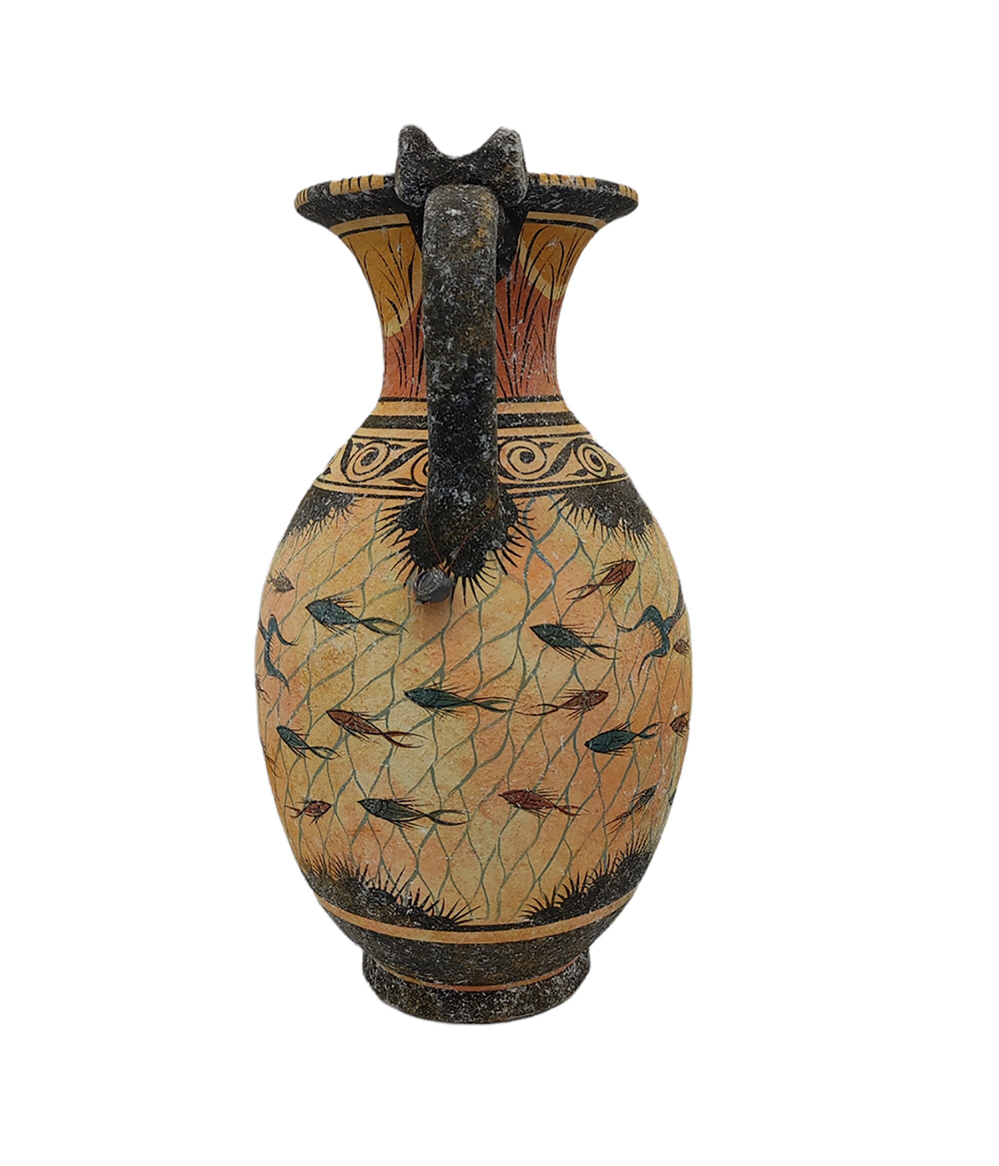 Ancient Greek Minoan, Ceramic Oinochoe, Greek Vase, Dolphins Fresco ...