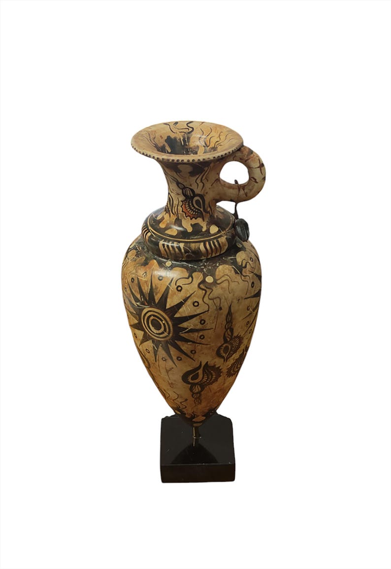 Greek Ceramic, Rhyton Starfish, Museum Reproduction Knossos Minoan Art ...