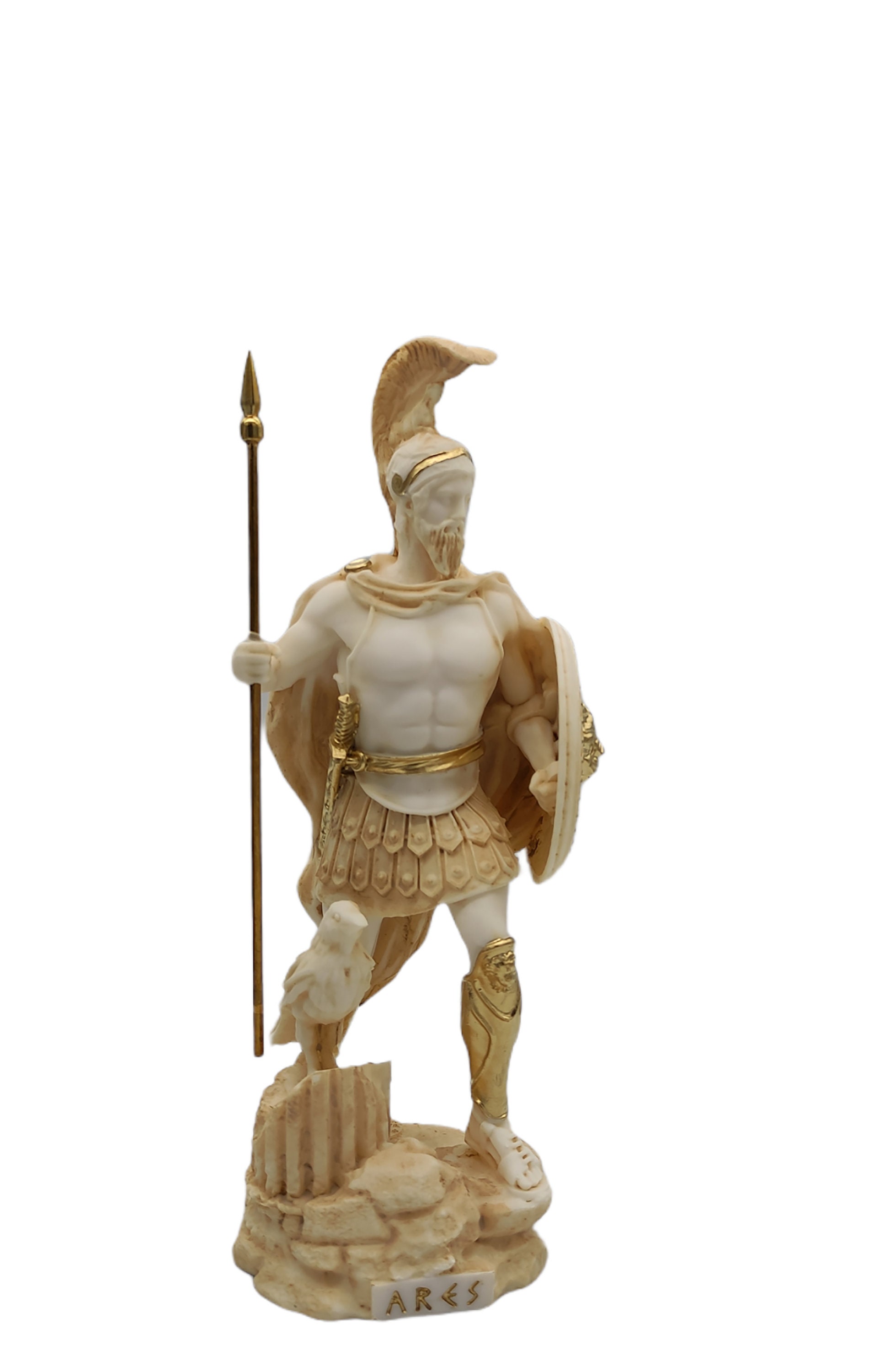 Greek Statue God Ares Aging Technique Greek Mythology Figure God of War ...